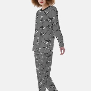 Gothisaurus Dino Skeleton Pyjamas Dinosaur Bones Pajamas - Etsy