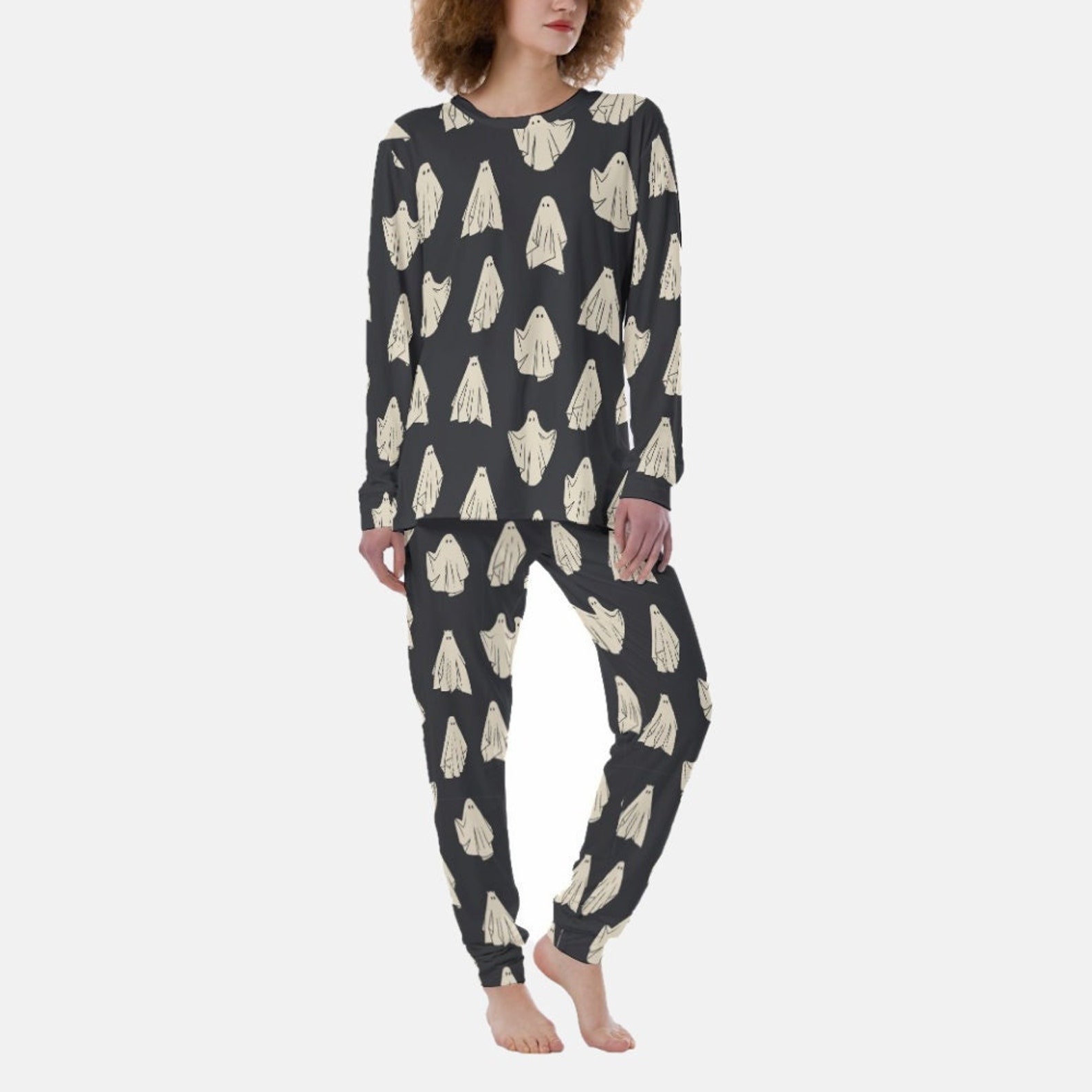 Gothic Pjs Ghost Pyjamas Ghost Sheets Pajamas - Etsy