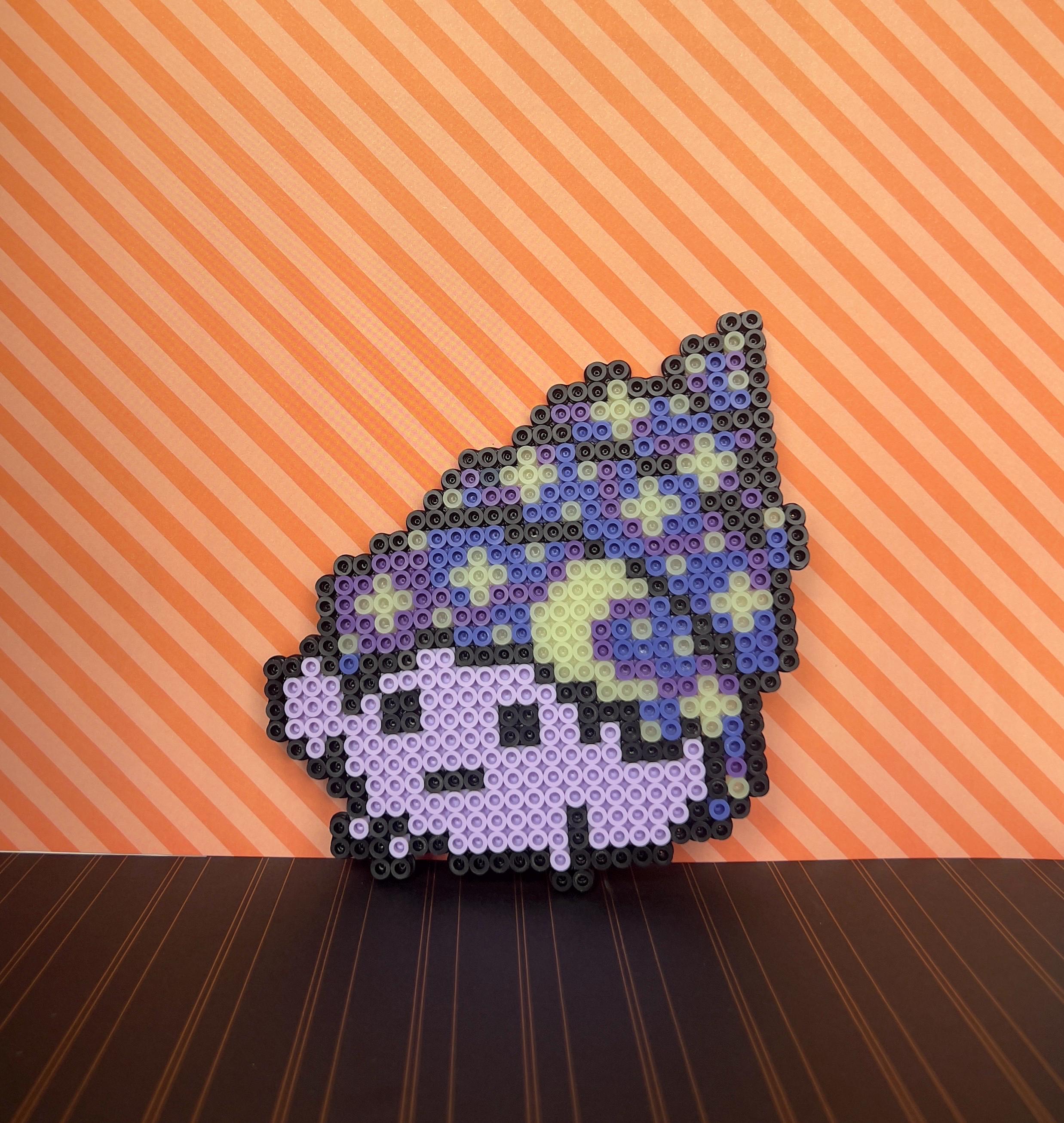 Star the Starry Night Hermit Crab - Halloween - GLOW - Original Perler ...