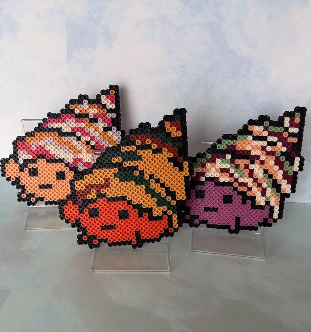 Hermit Crab - Original Perler Bead Craft - Magnet | Coaster - Cute Gift ...