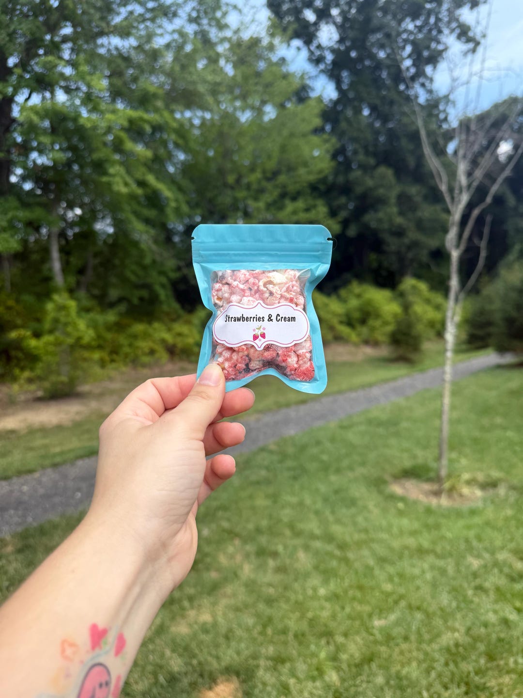 Strawberries & Cream- Hermit Crab Popcorn - Healthy Snacks - Hermit ...
