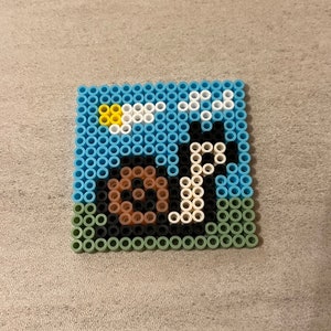 Small Pearl Snail Coasters Pack of 4 Original Fuse Bead Craft Magnet ...