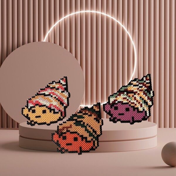 Perler Bead Christmas Ornaments - Etsy