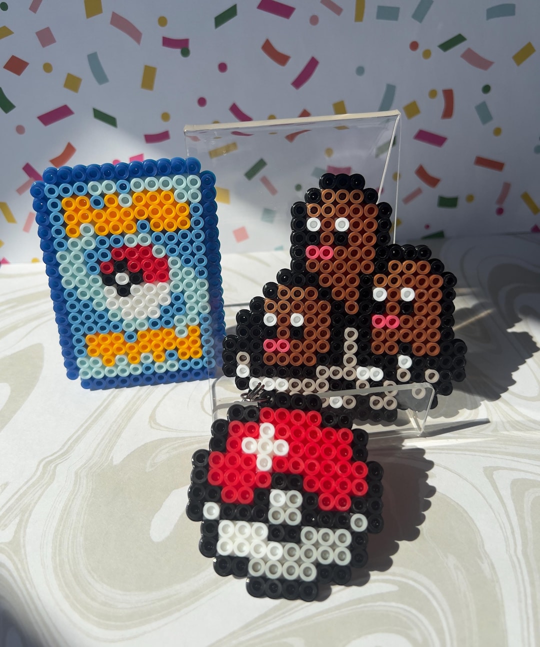 Pokemon Mystery Surprise Pack - Custom Perler Bead Craft - Keychain ...