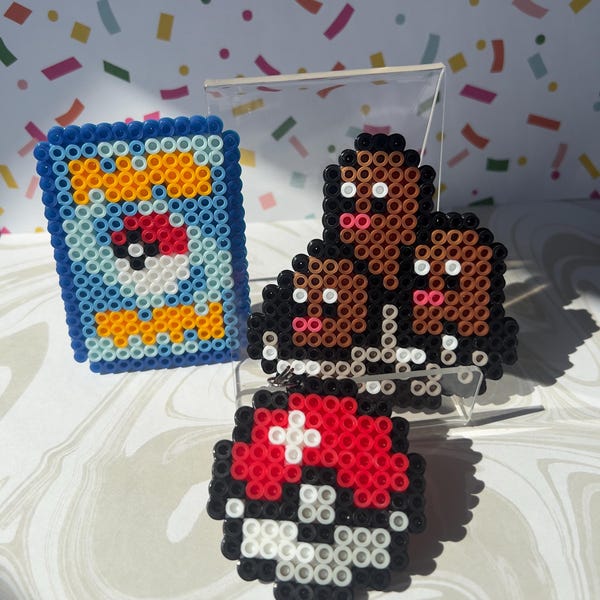 Perler Bead Card - Etsy