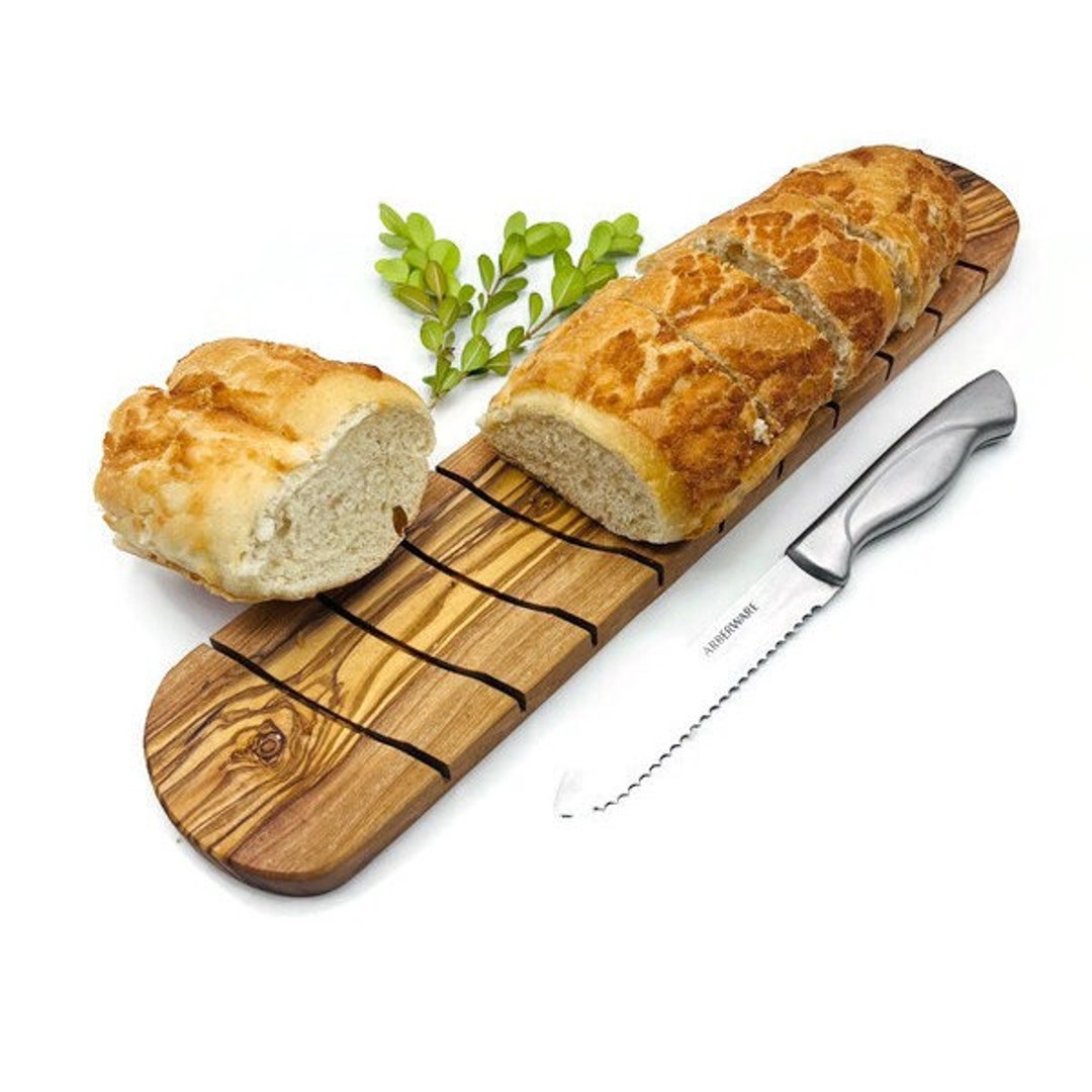 Bread Slicing Board Made of Olive Wood 15.5 Wooden - Etsy