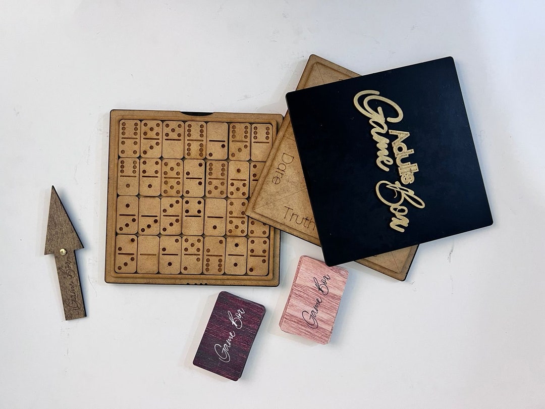 WOODEN GAME BOX | Tic Tac Toe Board Game | Dominoes Wooden Board Games ...