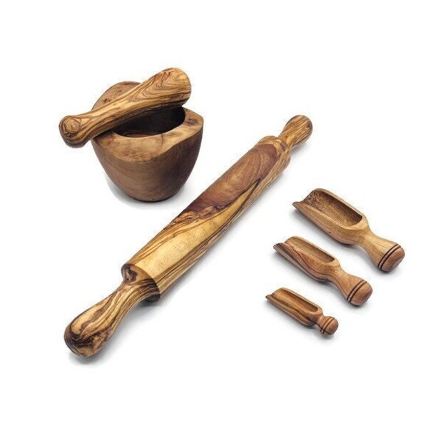 Wooden Baking Set - Etsy