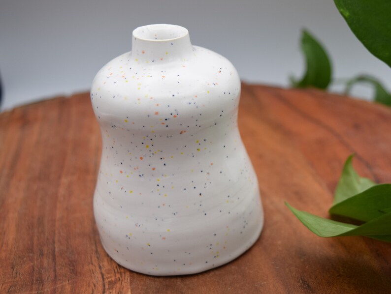 Small White Speckled Oil Diffuser | Ceramic Dish | Handmade Pottery ...