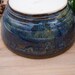 Blue and Gold Bowl Ceramic Dish Handmade Pottery Organic Stoneware N08 ...