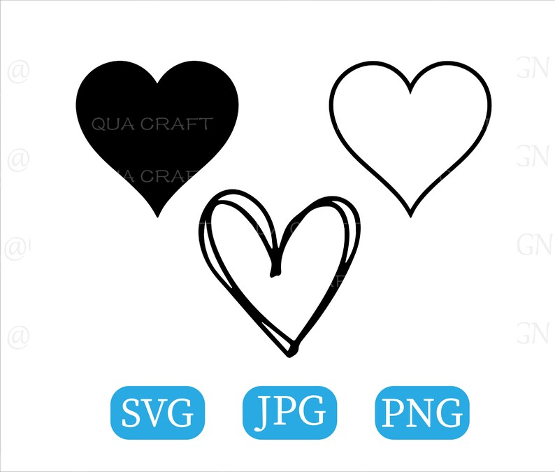 Heart Svg Heart Svg Bundle Heart Outline Svg Love Svg - Etsy Canada