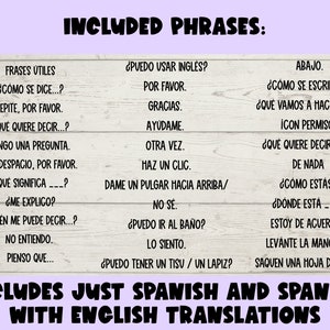 Spanish Key Useful Phrases Boho Posters Set | Frases Útiles | Word Wall ...