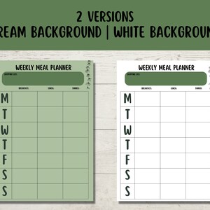 Sage Green Plant Planner Bundle, Printable Planner, Goodnotes Planner ...