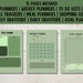 Sage Green Plant Planner Bundle, Printable Planner, Goodnotes Planner ...