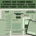 Sage Green Plant Planner Bundle, Printable Planner, Goodnotes Planner ...
