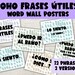 Spanish Key Useful Phrases Boho Posters Set | Frases Útiles | Word Wall ...
