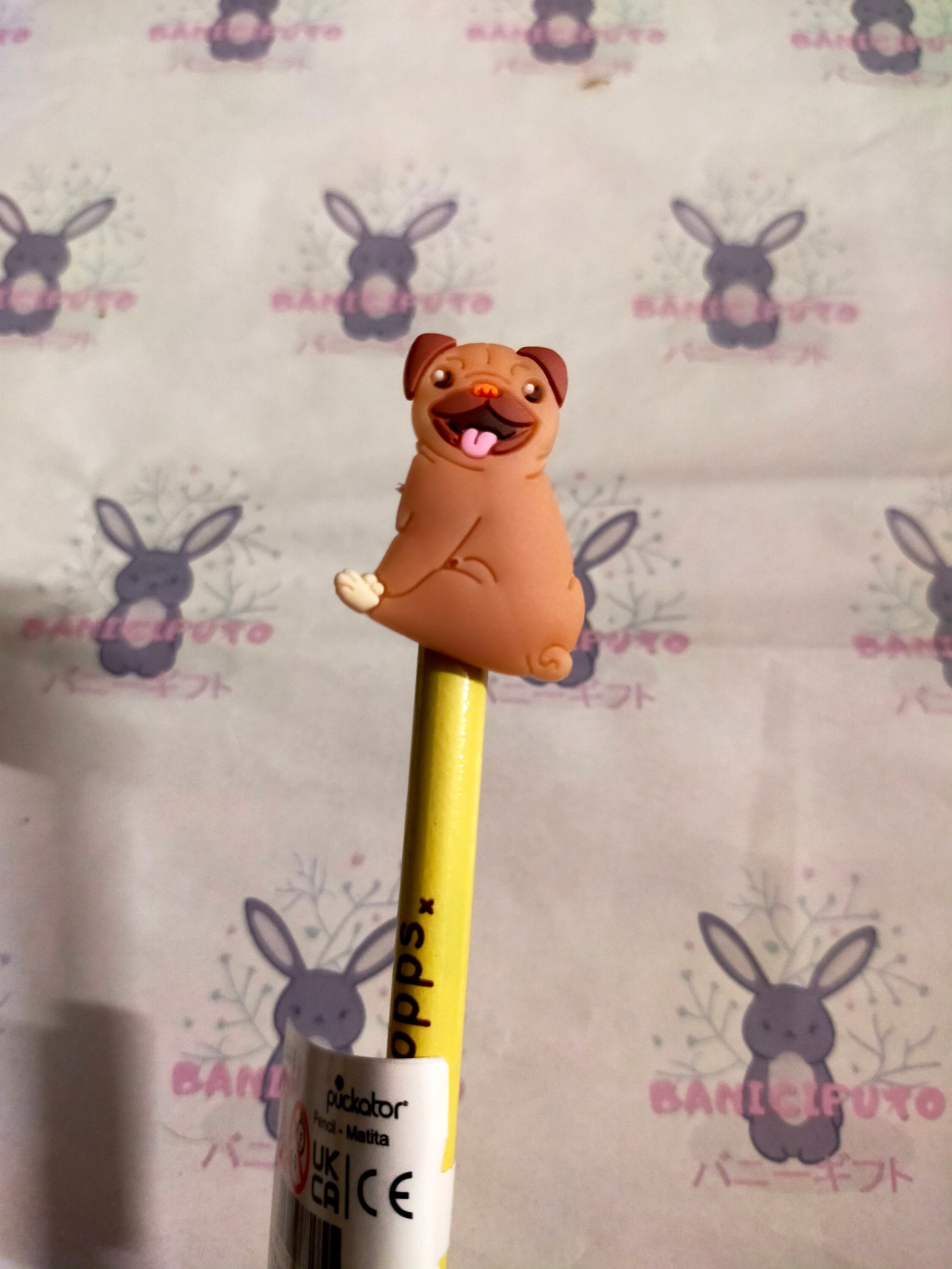 Set of Two Pug Pencils - Etsy