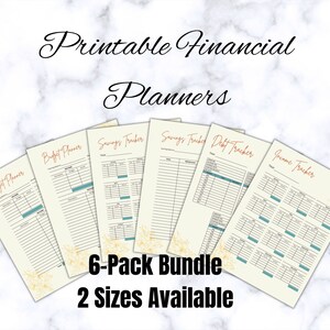 Budget Planner Printable, Income Tracker, Finance Planner, Printable ...
