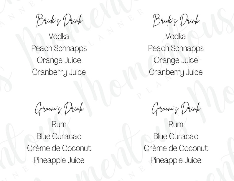 Bar Notes Digital Template- 4 per Page, Fun and Modern, Editable and ...