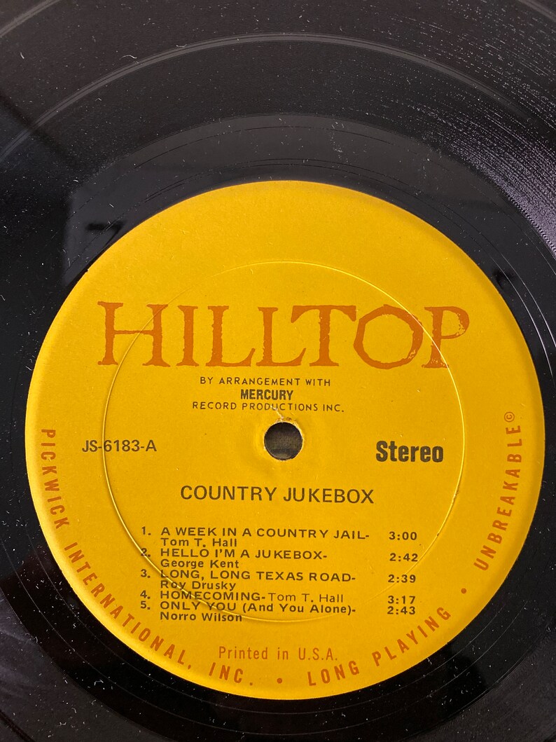 Country Jukebox: Various Artists (vinyl Record Album) - Etsy