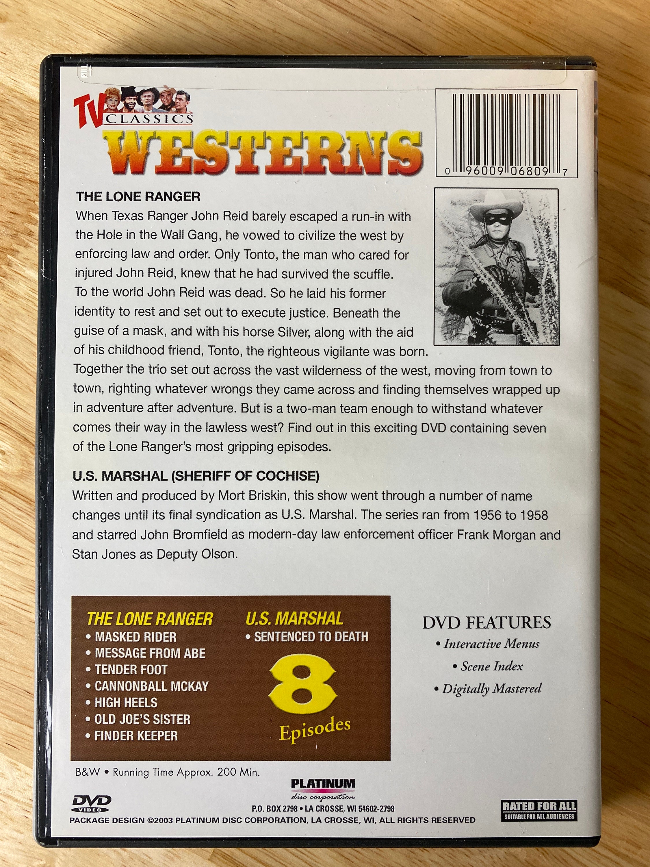 TV Classics: Westerns (2-DVD Set) - Etsy