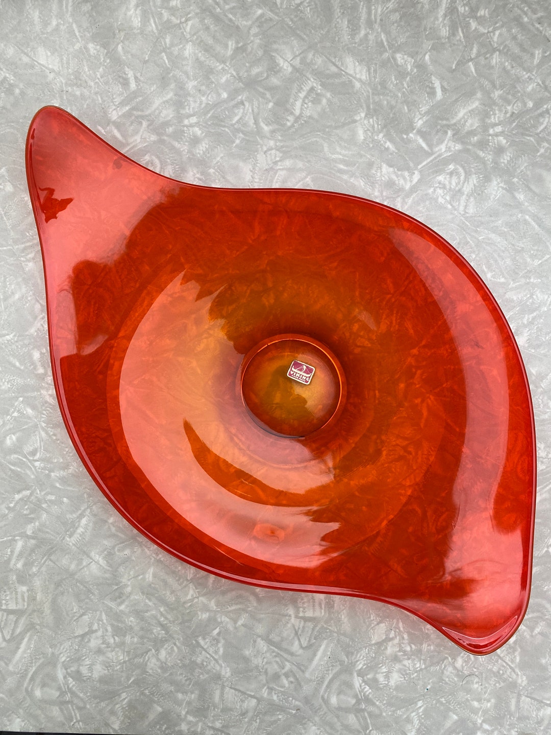 Viking Glass Large Oblong Platter/tray (1960s) - Etsy