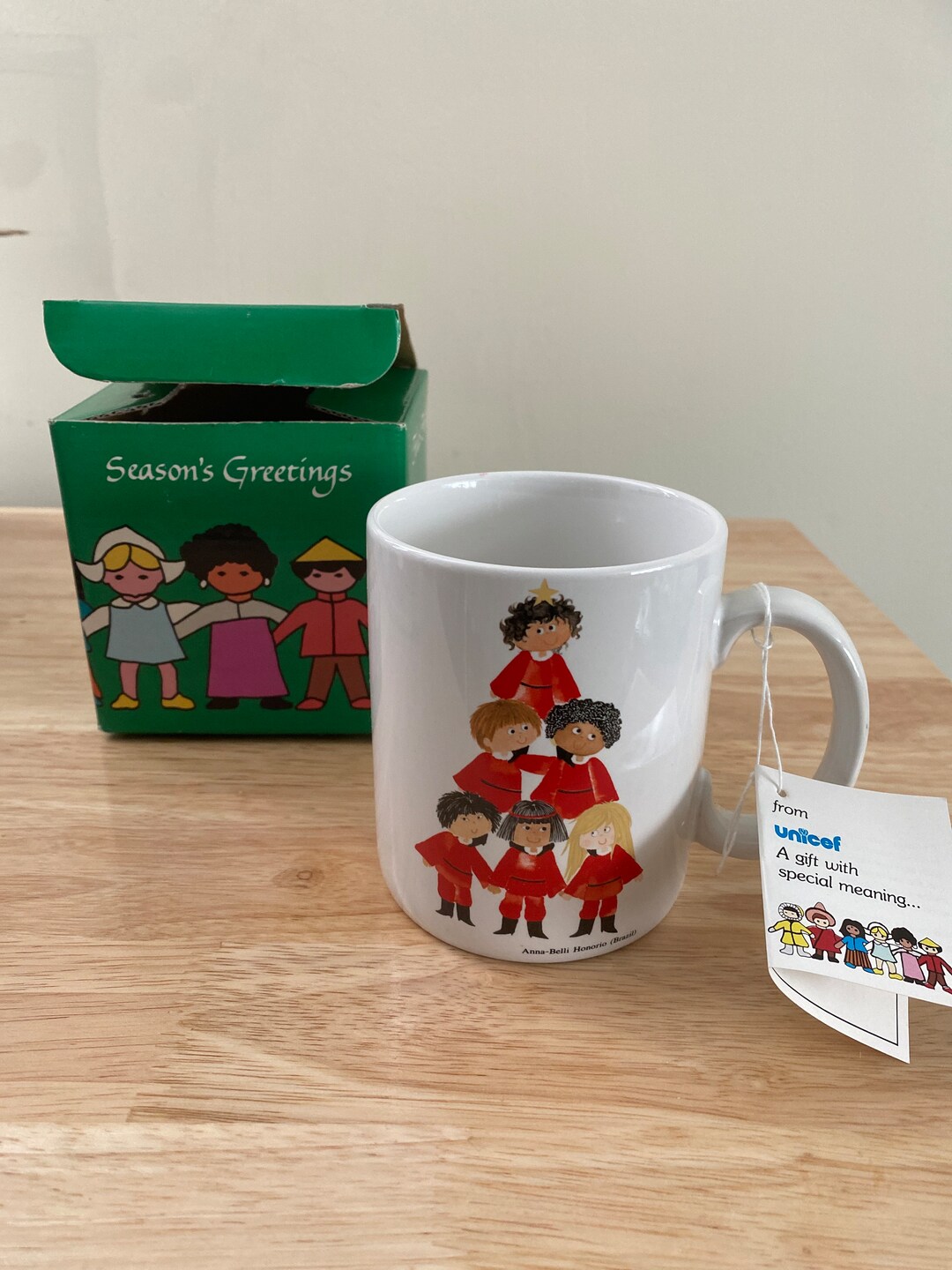 UNICEF Greeting Mug (1984) - Etsy