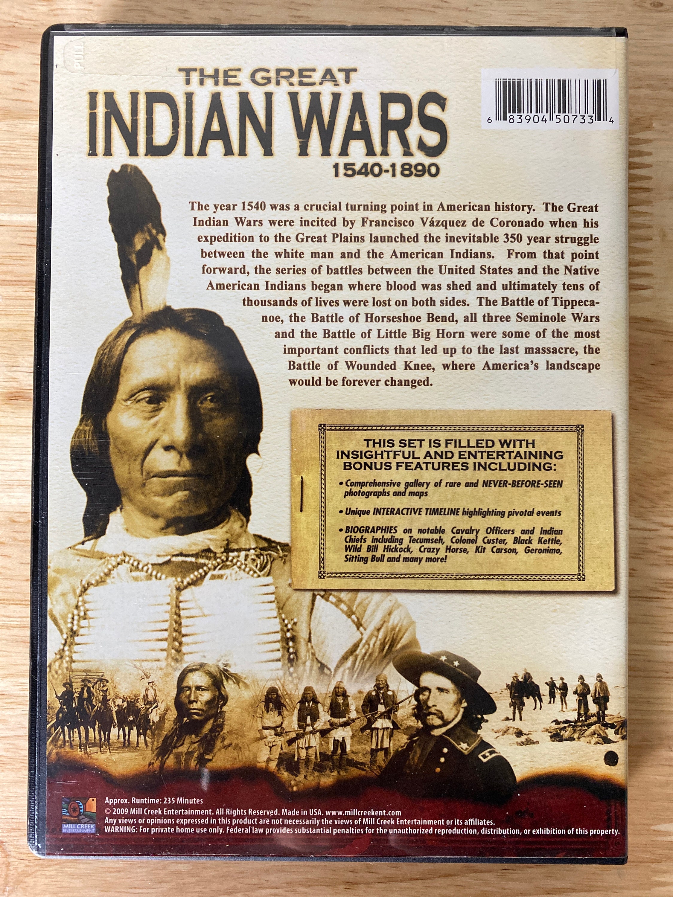 The Great Indian Wars 1540-1890 (DVD) - Etsy