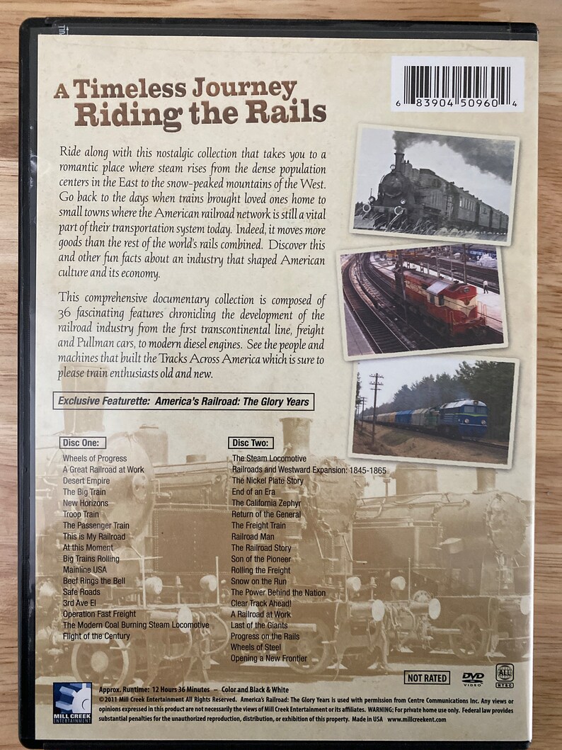 Railroads - Tracks Across America (2-DVD Set) - Etsy