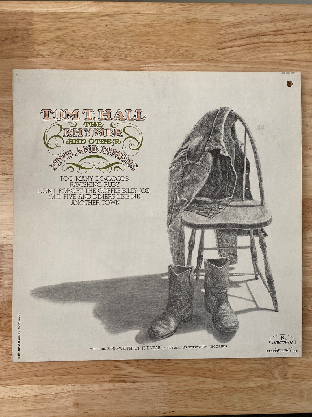 Tom T. Hall: the Rhymer and Other Five and Dimers album - Etsy
