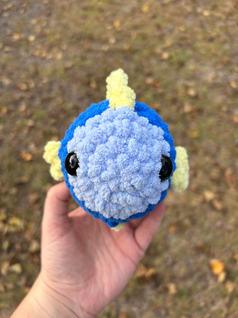 Fish Crochet Plushie, Cute Plushie, Crochet Stuffed Animal, Fish ...