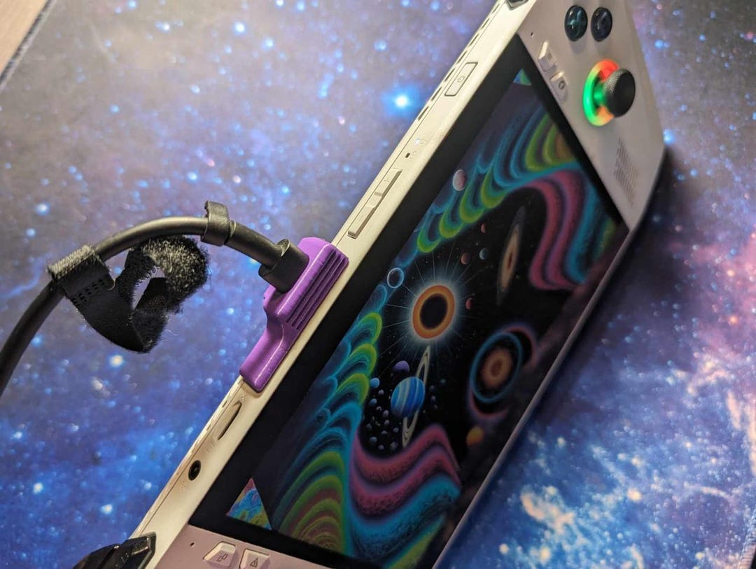 Charging Port Cover / Cord Protector (2 Pack) - Compatible W/ ASUS ROG ...