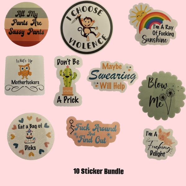 Funny Adult Humor Stickers - Etsy