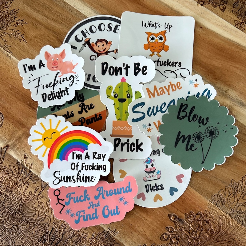 Lustige sticker - Etsy.de