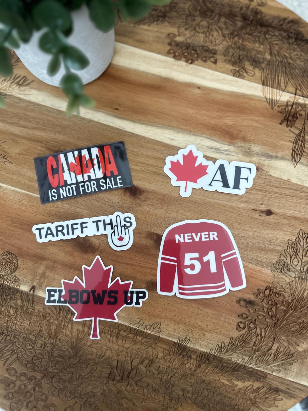 Canada 5 Sticker Bundle//vinyl Sticker// - Etsy