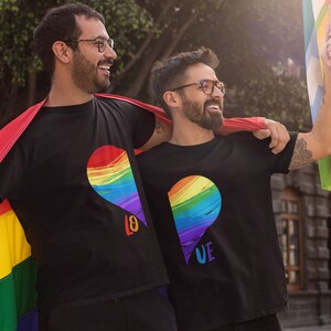 Lesbian Couple Shirts, Matching Gay Wedding Shirt, Wlw Shirts, MLM ...