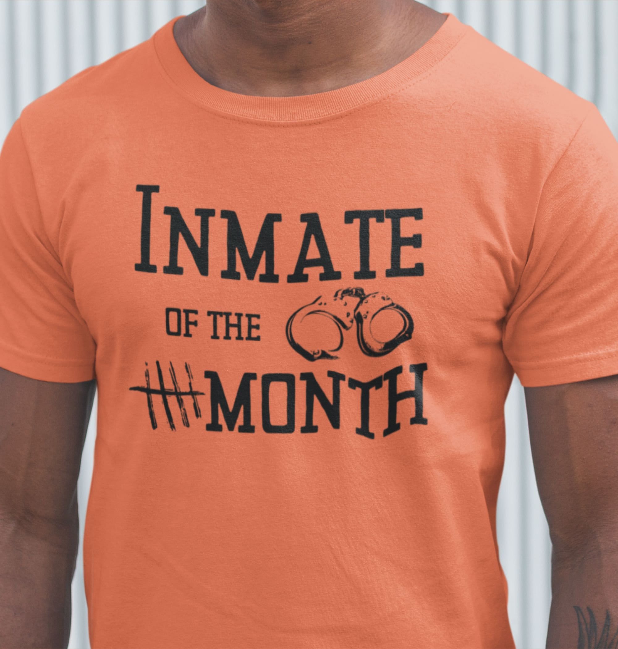 Inmate of the Month T-shirt, Inmate Tshirt, Prisoner T-shirt, Funny ...