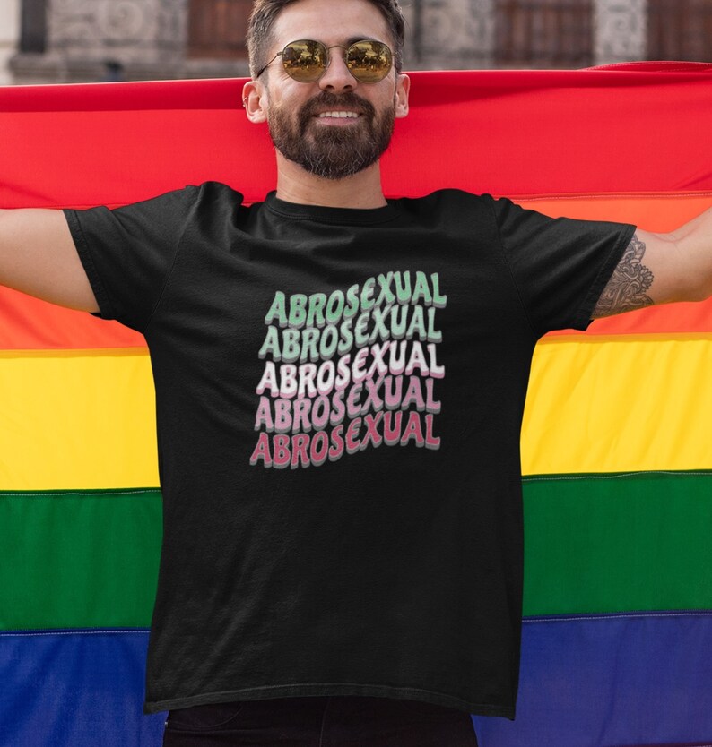Abrosexual Shirt Abrosexual Pride T-shirt Abrosexual Flag LGTBQ Shirt ...