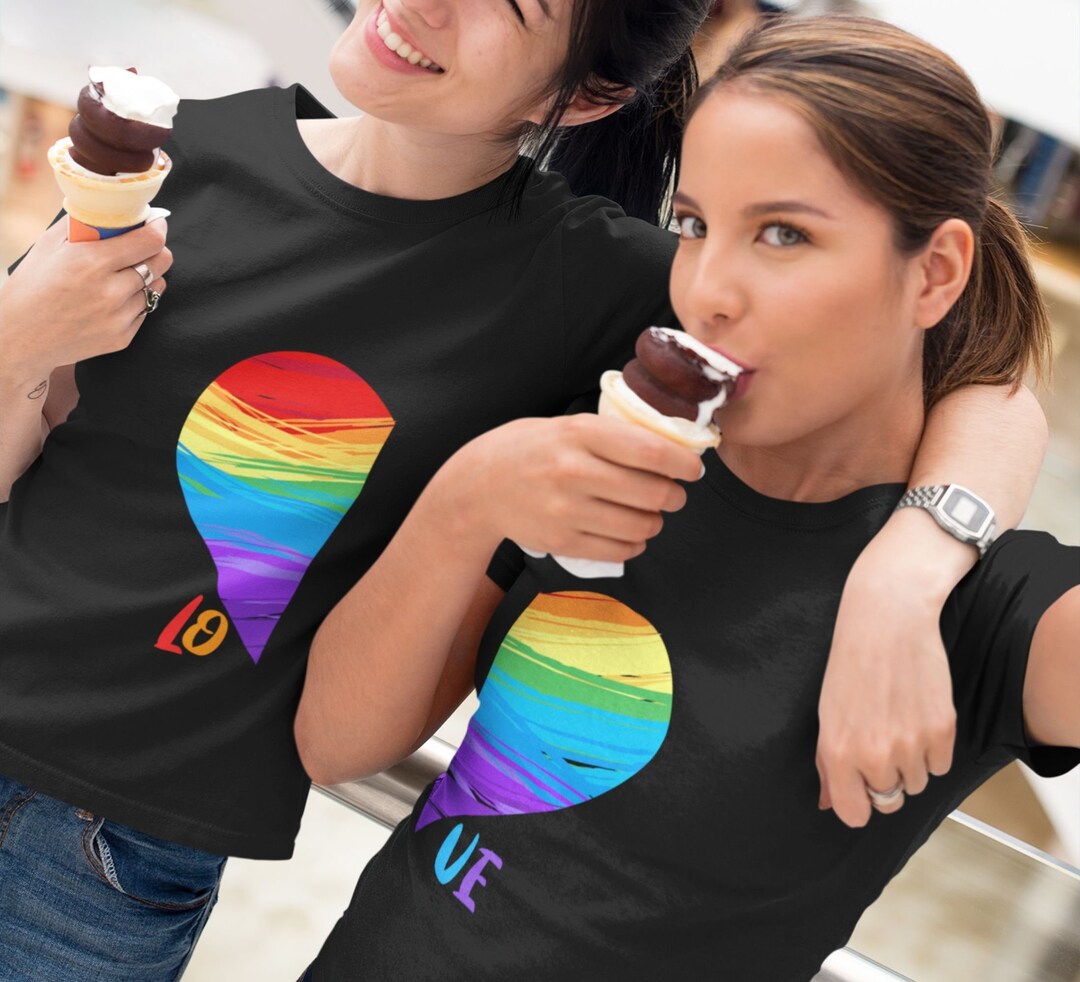 Lesbian Couple Shirts, Matching Gay Wedding Shirt, Wlw Shirts, MLM ...