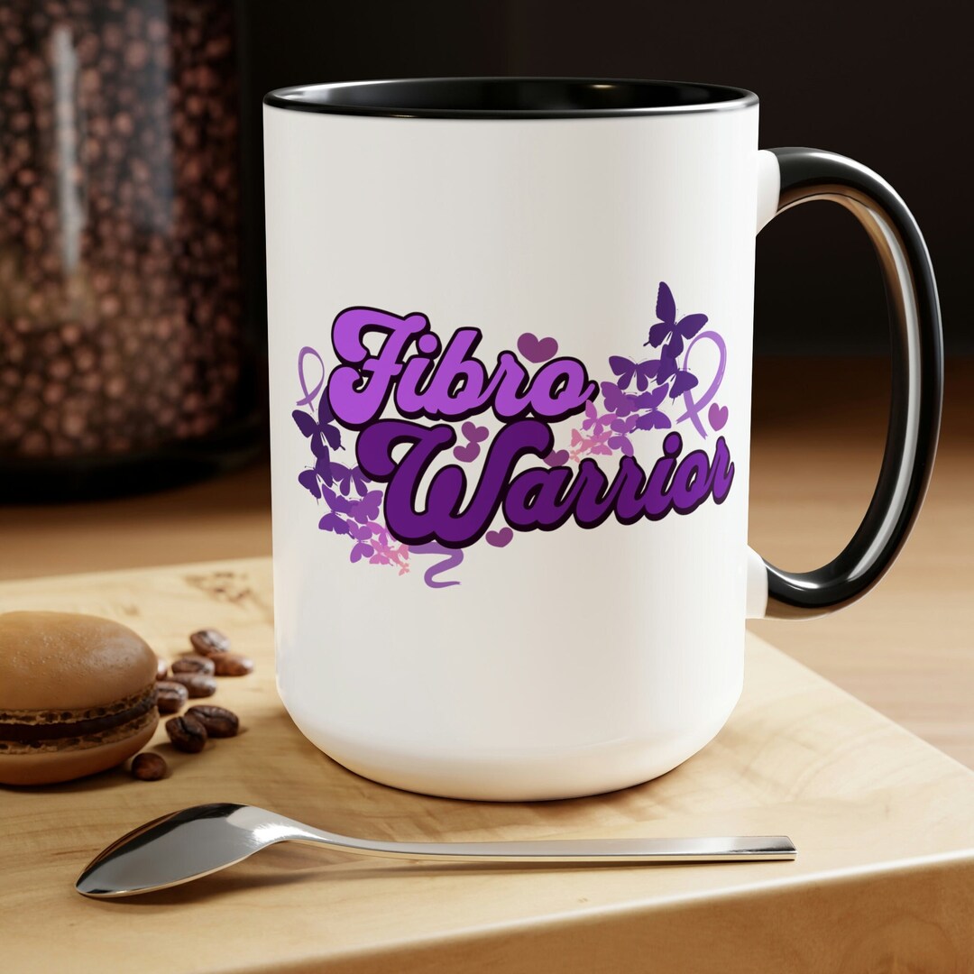 Fibro Warrior Coffee Mug Fibromyalgia Awareness Month Personalized Mug ...