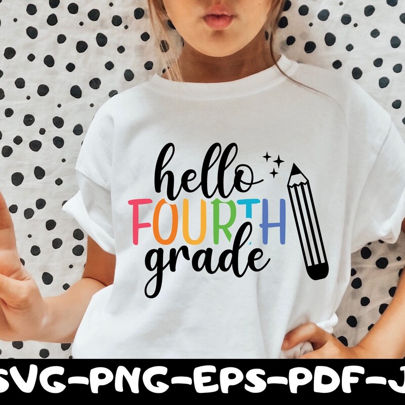 Fourth Grade Svg - Etsy