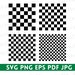 Checkered Pattern SVG, Checkered Bundle SVG, Checkered Svg, Checkered ...