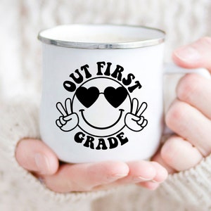 Peace Out First Grade SVG, First Grade End of School Svg, Last Day of ...