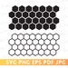 Honeycomb Pattern SVG, PNG, Seamless Beecomb Pattern Svg, Geometric ...