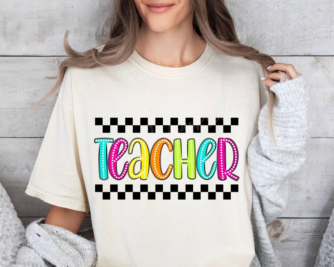 Retro Teacher PNG, Teacher Shirt Png, Teacher Png, Teacher Life Png ...