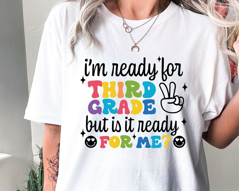 Back to School Svg Bundle, I'm Ready for Kindergarten but is It Ready ...