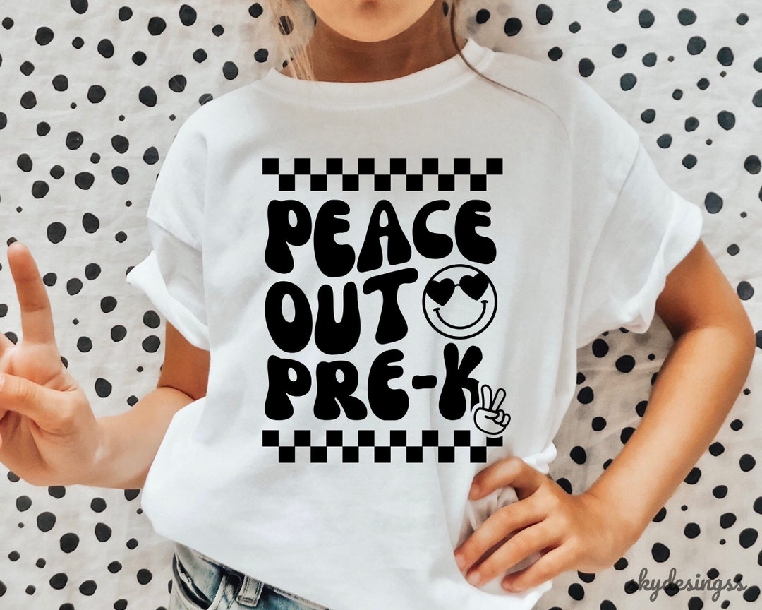 Peace Out Pre-k SVG, Pre-k Graduate SVG, Pre-k Graduation Svg, Pre-k ...