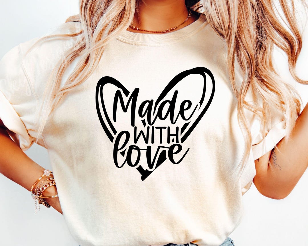Made With Love SVG, Baby Svg, Newborn Svg, Maternity Svg, Love Svg ...
