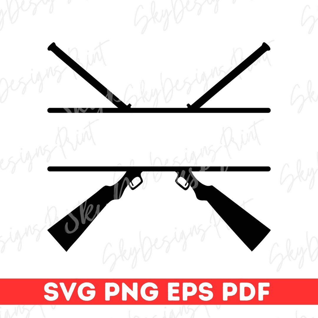 Hunting Rifle Monogram SVG, Hunting Svg, Hunting Season Svg, Hunting ...