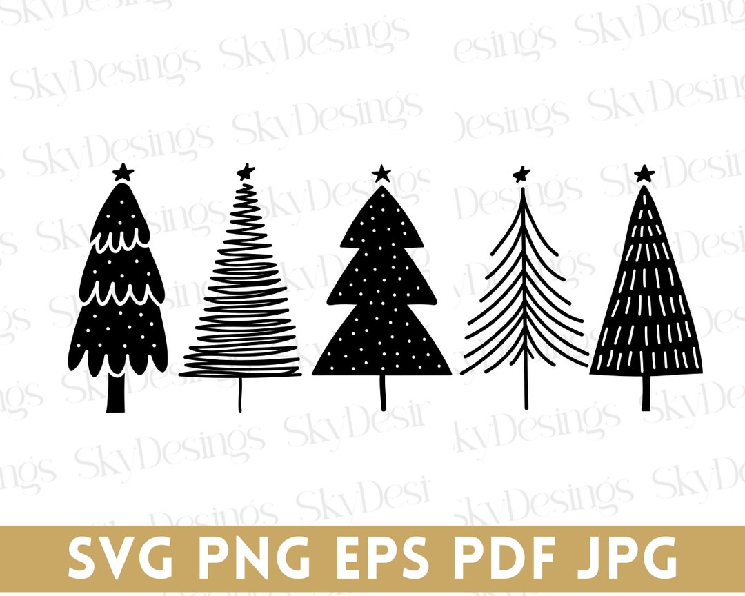 Christmas Tree Svg Bundle, Christmas Tree Svg, Christmas Svg, Christmas ...